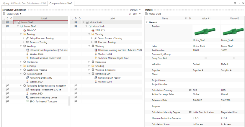 Compare Calculations