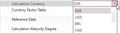 Change Calculation Currency